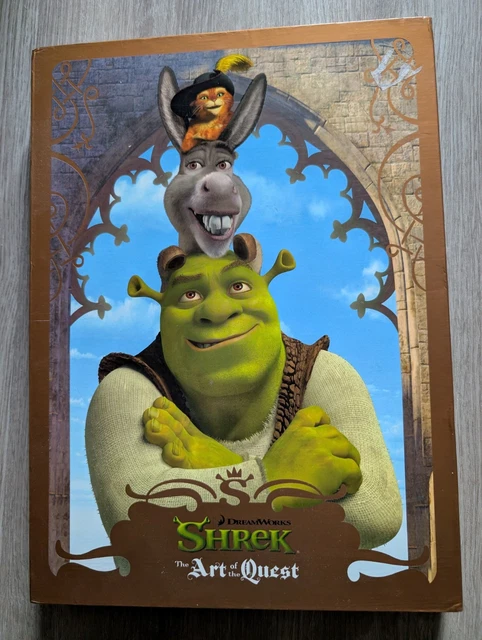 SHREK THE ART Of The Quest, Book Hardcover By Kathleen Jones 2007 £63. ...