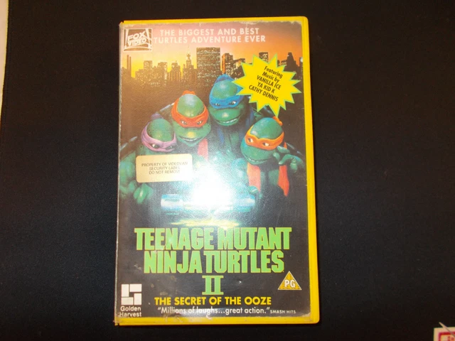 TEENAGE MUTANT NINJA Turtles Ii The Secret Of The Ooze - Vhs Big Box £ ...
