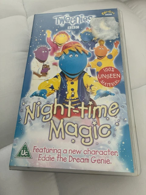 VINTAGE 2003 VHS Video Tape Of CBeebies Tweenies Night-time Magic Cert ...