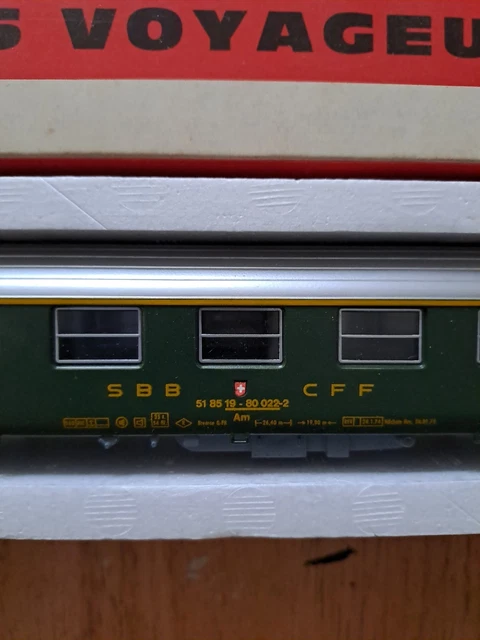 JOUEF SBB CFF Coach £10.80 - PicClick UK