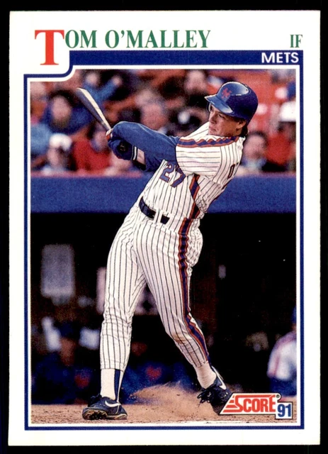 1991 SCORE TOM O'malley New York Mets #439 EUR 1,93 - PicClick FR