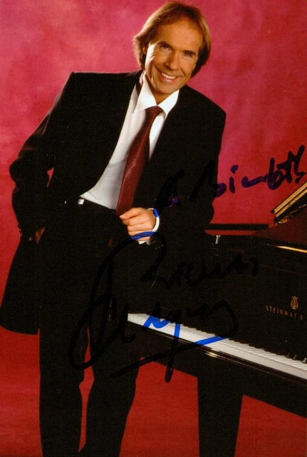 RICHARD CLAYDERMAN HAND Signed 6x4 Photo Pianist Autograph Memorabilia ...
