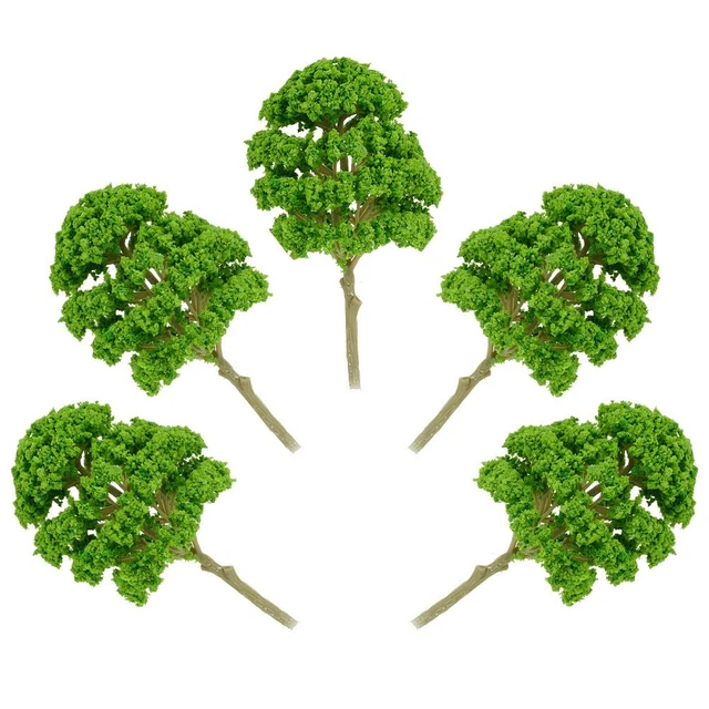 15CM PLASTIC MODEL Trees Train Layout Wargame Scenery Diorama 5Pcs ...