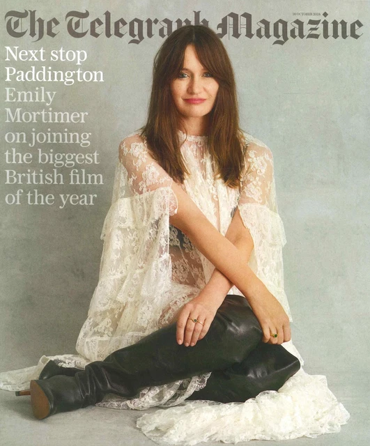 TELEGRAPH MAGAZINE: EMILY Mortimer in Paddington Bear, Julian Clary, 26 ...