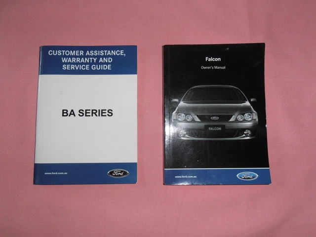 FORD FALCON BA Series Owners Manuals 2002-2006 $20.00 - PicClick AU