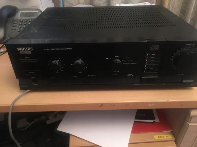 PHILIPS FA 860/05 Amplifier/Excellent Condition/Complete With Original ...