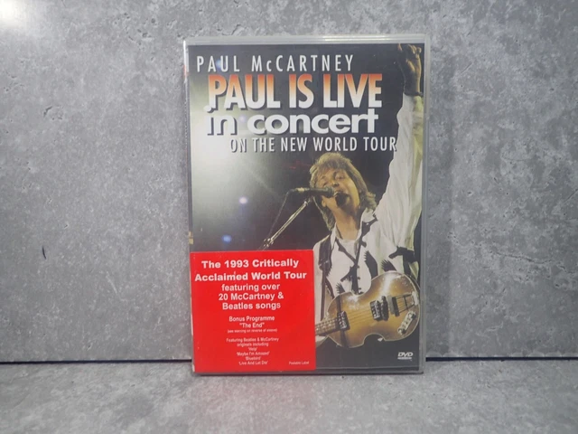 PAUL MCCARTNEY PAUL Is LIve In Concert On The New World Tour DVD ...