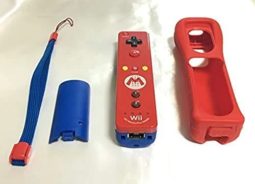 NINTENDO WII U Remote Controller Plus Super Mario Mario Color USED F/S ...