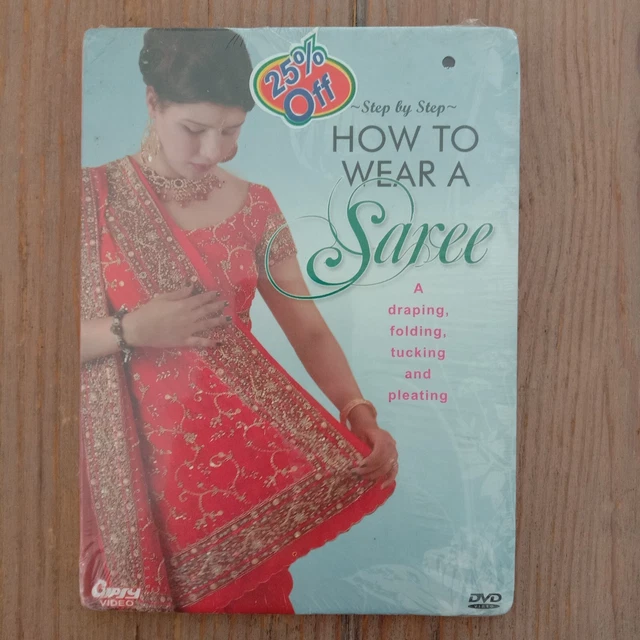 STEP BY STEP - How to Wear a Saree (DVD) Brand New and Sealed | ALL ...