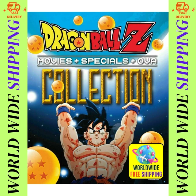 DRAGON BALL Z Anime DVD Complete Collection 16 Movies + 8 TV Specials ...