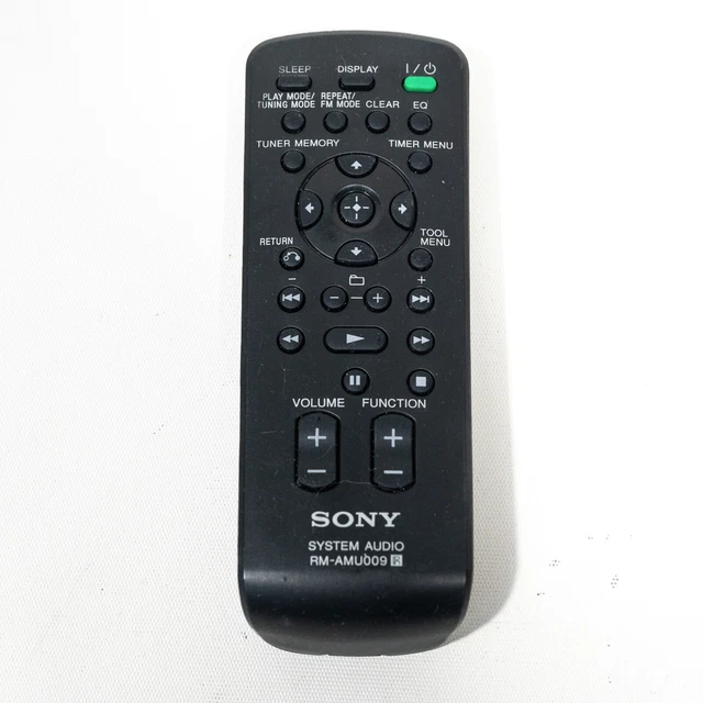 SONY RM-AMU009 SYSTEM Audio Hi-Fi Stereo Remote Control - Genuine OEM ...