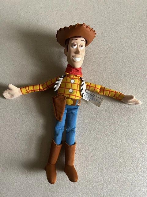 VTG DISNEY TOY Story 2 Woody Star Bean Mattel 1999 Soft Toy Plush Rare ...