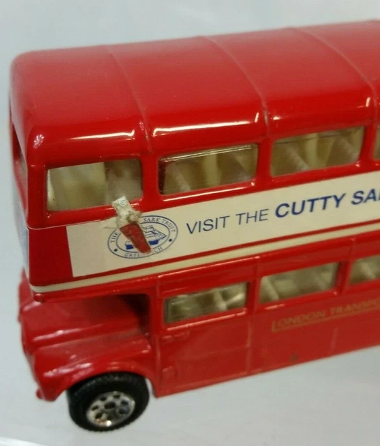 ENGLAND CUTTY SARK Double Decker Bus Taxi Cab die cast souvenir CORGI ...