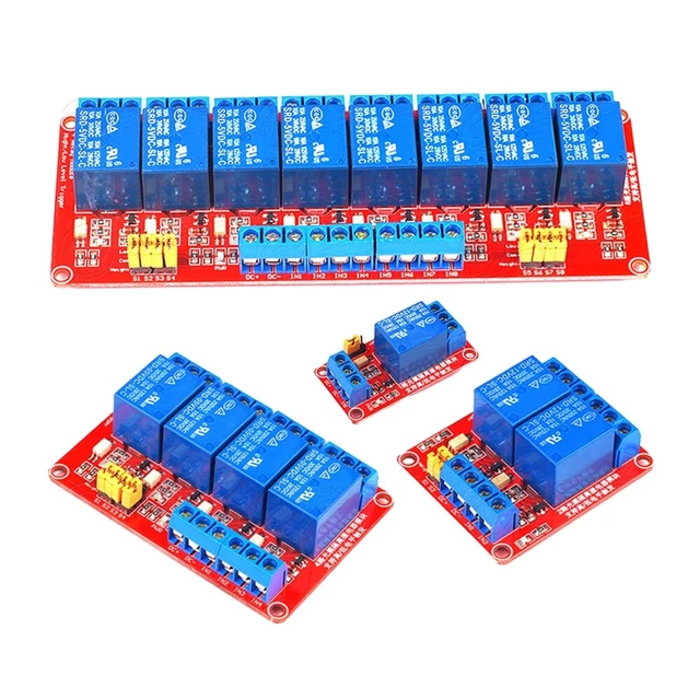5V 12V 24V 1/2/4/8 Channel Relay Module Board Shield Optocoupler High ...