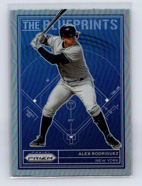 2023 PANINI PRIZM Alex Rodriguez #TB19 Yankees de New York plans argent ...
