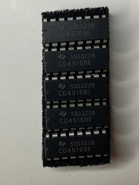 5PCS CD4516BE DIP16 MC14516BCP MC14516 CD4516 DIP 4516BE DIP-16 IC £5. ...