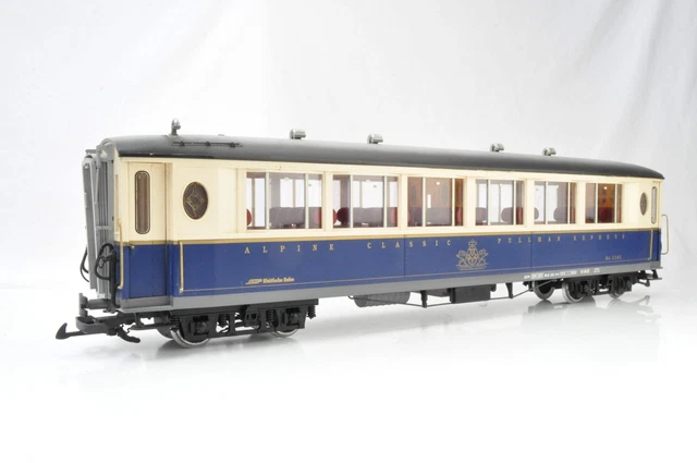 LGB G GAUGE 34653 Blue & Cream Pullman Car £279.95 - PicClick UK