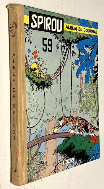 RELIURE RECUEIL ALBUM du journal SPIROU N° 59 - 1956 - Bel Etat. EUR 99,00 - PicClick FR
