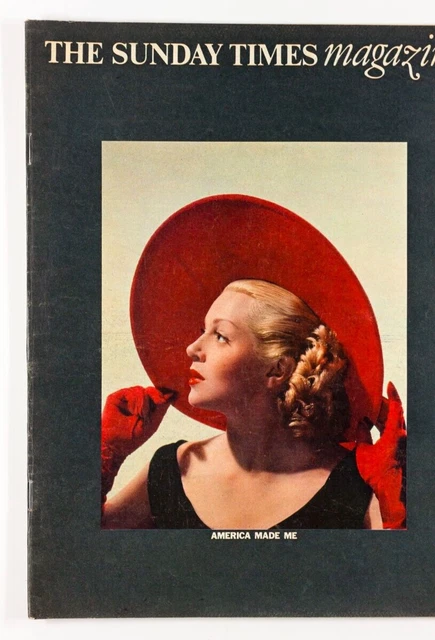 LANA TURNER DIANA ROSS Don McCullin JOHN BULMER Palm Beach SUNDAY TIMES ...