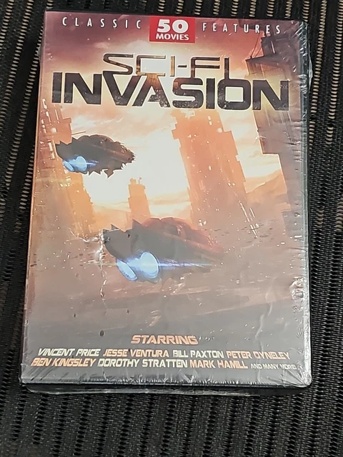 SCI-FI INVASION - 50 Science Fiction Films DVD Coffret Nouveau & Scellé ...