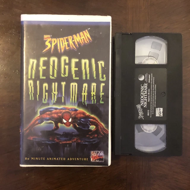 SPIDER-MAN NEOGENIC NIGHTMARE VHS 1997 Marvel Comics Films Movie ...