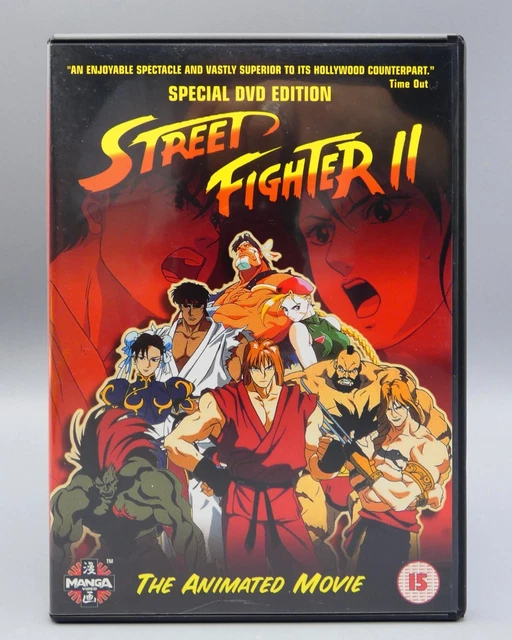 STREET FIGHTER II Animated Movie Special DVD Edition – Cert 15 – Excellent £22.99 - PicClick UK