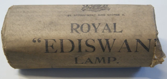 VINTAGE LIGHT BULB LAMP From ROYAL EDISWAN LAMP 110 16 BC Meter Tested ...