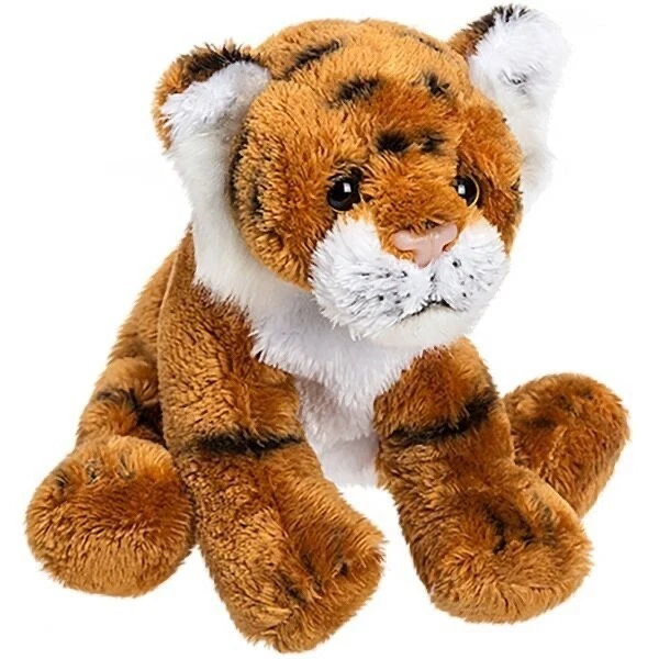 YOMIKO SITTING BROWN Tiger Plush Soft Cuddly Toy Gift Safari Jungle ...