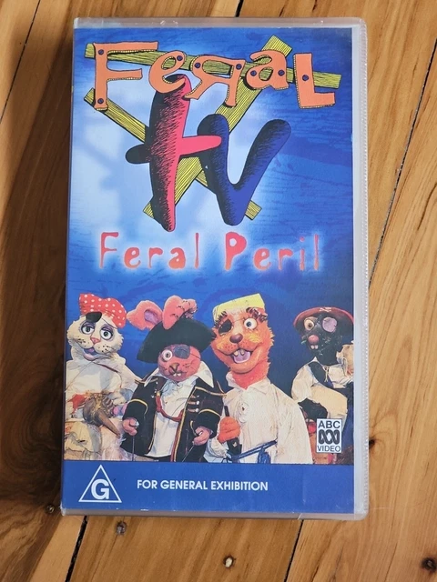 THE FERALS - Feral TV Feral Peril VHS Tape 90’s ABC Video Super Rare ...