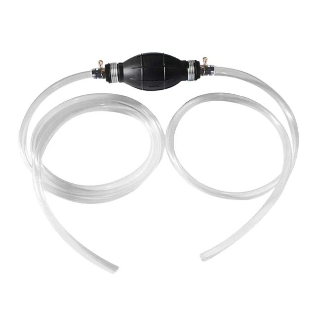 FUEL SIPHON KIT Car Siphon Pump Suction Pump Gasoline Hose Oil Syphon ...