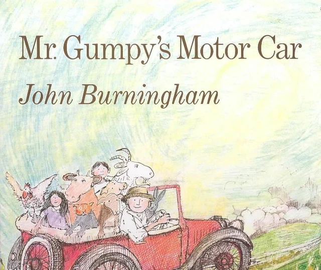 MR. GUMPY'S MOTOR Car par John Burningham (anglais) livre à couverture ...