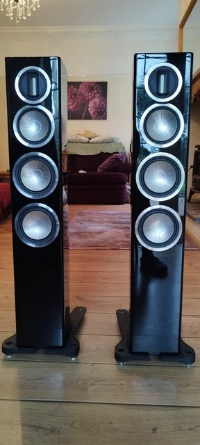 MONITOR AUDIO GOLD GX200 Speakers - black piano lacquer plus extras £ ...