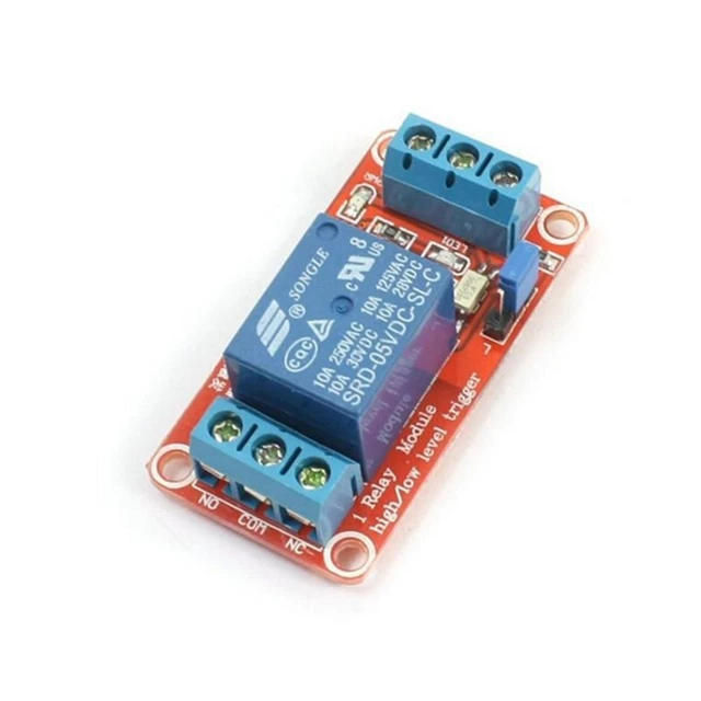 1-CHANNEL 5V RELAY Module With Optocoupler H/L Level for Arduino £4.94 ...