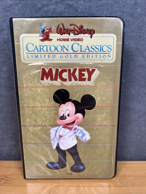 1984 WALT DISNEY HOME VIDEO VHS Cartoon Classics Limited Gold Edition ...