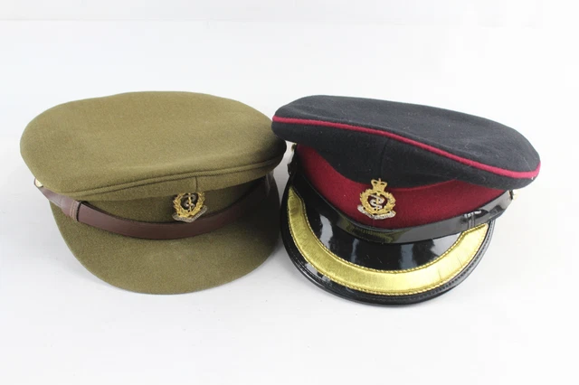 BRITISH ARMY R.A.M.C Officers Caps Maker Kashket & Partners Size Approx ...