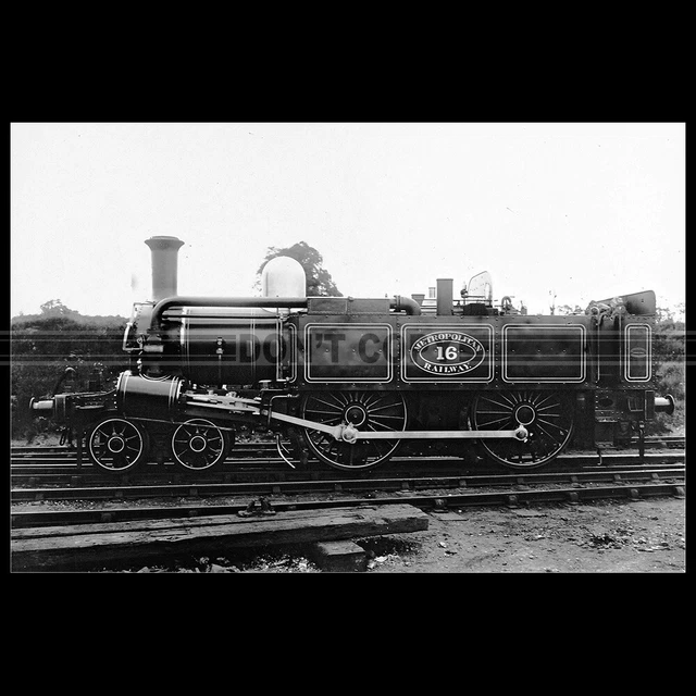 PHOTO T.000579 STEAM LOCOMOTIVE 16 METROPOLITAN RAILWAY MET TRAIN EUR 5 ...