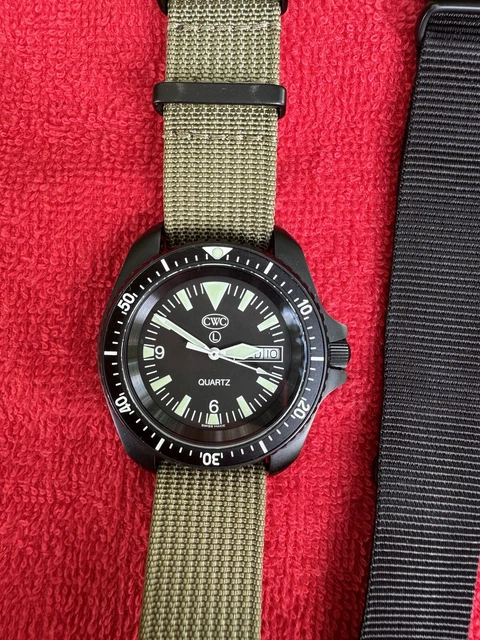 CWC SBS DIVERS Issue Quartz Watch Mk.2 Day/Date, Black (Sf300 Qs120-Dd ...