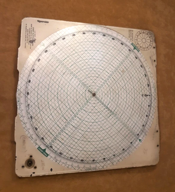 VTG US NAVY Chart Plotting Board Mark 6A FELSENTHAL & SONS $85.00 ...