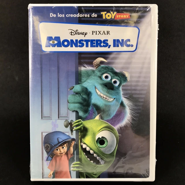 MONSTERS, INC. DVD 2001 Spanish en Espanol Walt Disney Pixar Region 1 ...