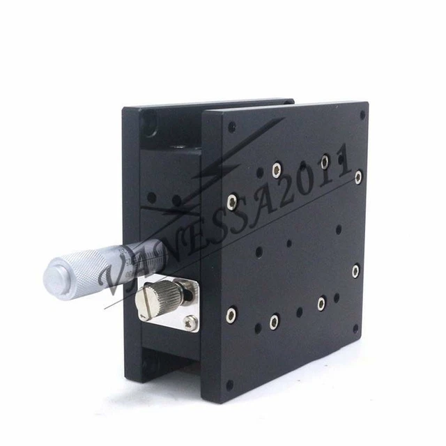ZAXIS LINEAR STAGE Double Cross Rail Guide Platform Manual Sliding ...