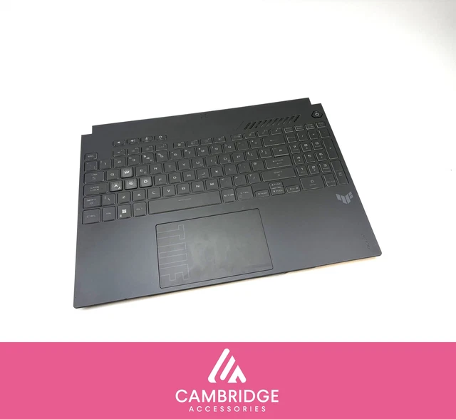 ASUS TUF GAMING FX607JV Palmrest UK Keyboard P/N 6070B2233501 Grade B £ ...