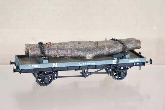 ABS MODÈLES O Calibre Lms Gris Grand Rail & Timber Traversin Plat Wagon ...
