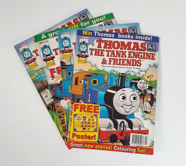 THOMAS TANK ENGINE Comic Magazine Issue 216 217 218 219 Marvel 1996 ...