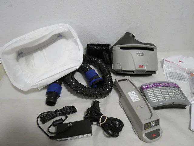 3M PAPR SYSTEM Kit Tr-300N + Eck Versafflow Hood Belt Mount Universal ...