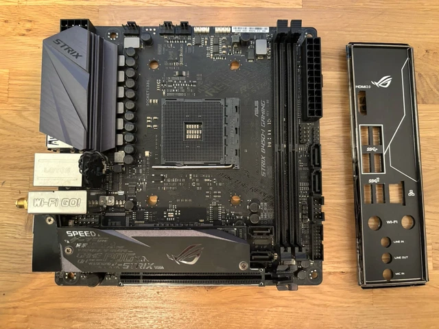 ASUS ROG B450-I Mini ITX AM4 Motherboard. Wifi. Backplate £92.09 ...