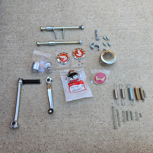 HONDA Z50 1968,69,70 Gas Cap,Headlight Emblem, Parts Mini Trail Monkey ...