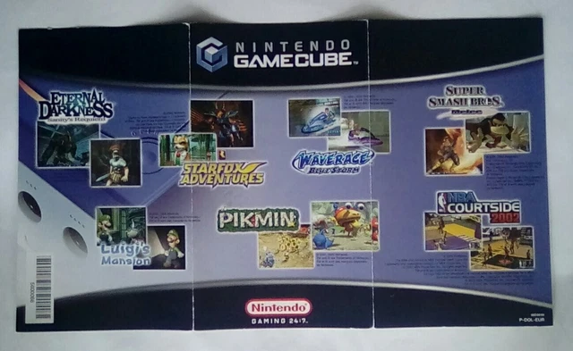 RARE PROMOTIONAL FLYER INSERT Gaming 24:7 Nintendo GameCube Game Cube £ ...