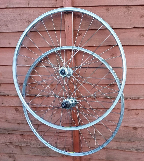 SHIMANO DEORE DX M650 Hubs Araya RM-17 Rims 26" Bicycle Wheels Wheelset ...