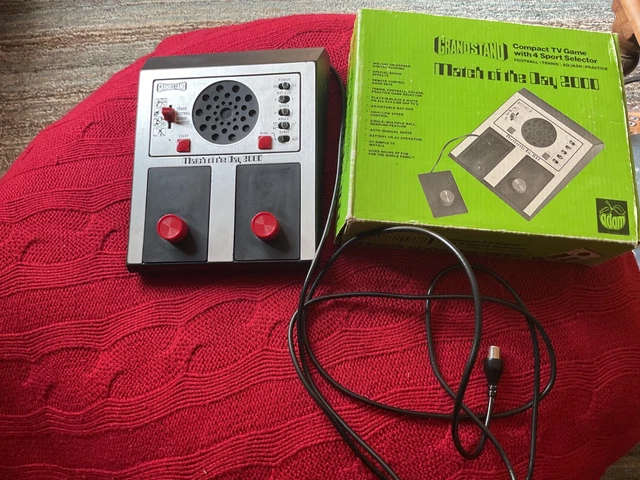GRANDSTAND MATCH OF the Day 2000 Vintage TV Video Game Console £14.95 ...
