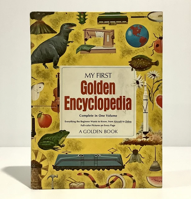 VINTAGE GOLDEN BOOK - My First Golden Encyclopedia - HC - Golden Press ...